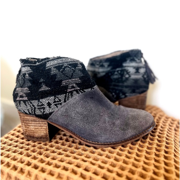 Toms | Shoes | Tom Aztec Booties | Poshmark